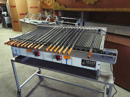Automatic Turning Skewers Kebab Grill Machine 125 cm | Arican Grills