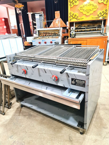 Gas and Lava Stone Grill | Arican Grills