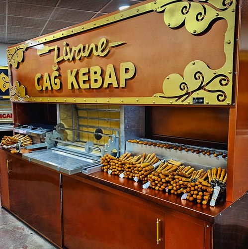 Horizontal Shawarma Cag Kebab Machine 300 cm | Arican Grills