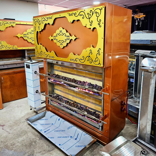 Gas and Lava Stone Roasted Lamb Machines Arican Grills | Arican Grills