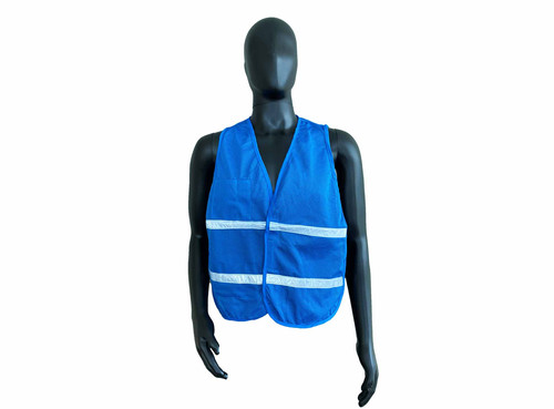 Blue Mesh Incident Command Vest - IC120BL | johnsonwilshireinc