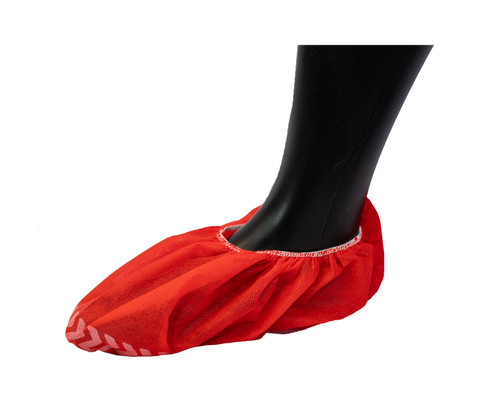 Red Shoe Covers - PPR-SCNS-XL | Johnson Wilshire Safety Products