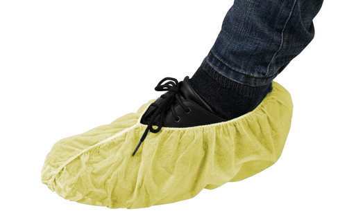 Yellow Shoe Covers - 68300Y | Johnson Wilshire Safety Products