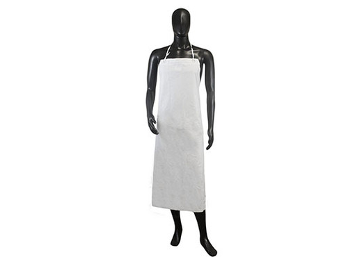 White Vinyl Apron - WT8213545 | Johnson Wilshire Safety Products