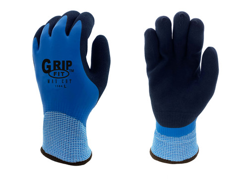 Grip Fit Max Cut®, Blue Rubber Coated - 1584 | johnsonwilshireinc