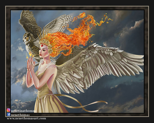 Spirit of Flame 8 x 10 Print | nenethomasart.com