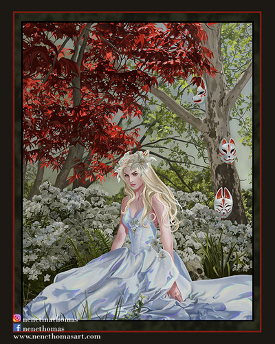 Fox Masks 8 x 10 Print | nenethomasart.com