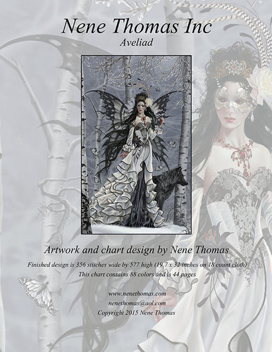 Aveliad Regular Cross-Stitch (Downloadable PDF) | nenethomasart.com