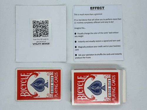 UTILITY DEVICE GAFF BICYCLE CARD BOX GIMMICK MAGIC | A Sarkar Magic Shop