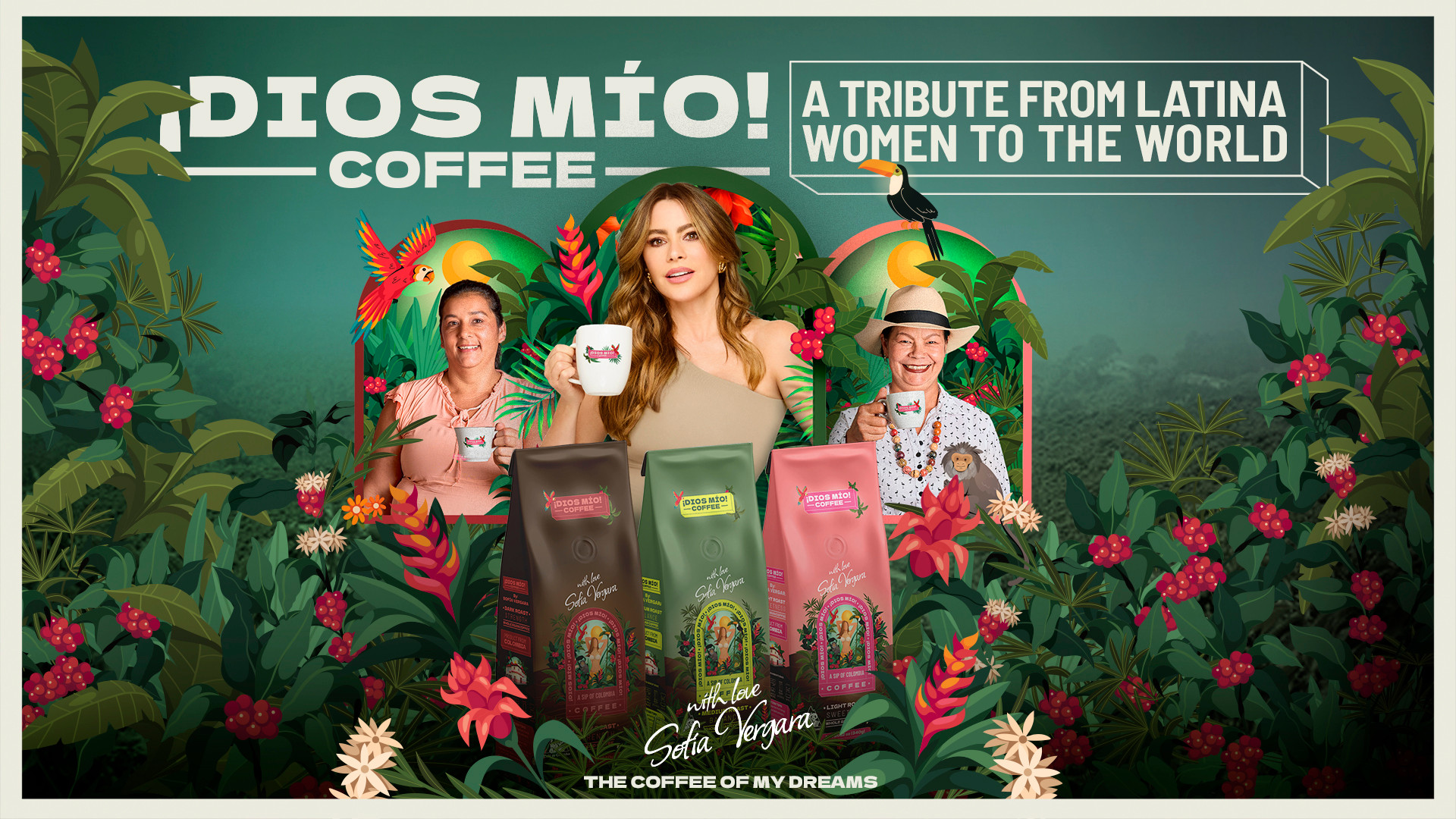 ¡DÍOS MIO! COFFEE: Sip the Spirit of Colombia with Sofía Vergara's ...