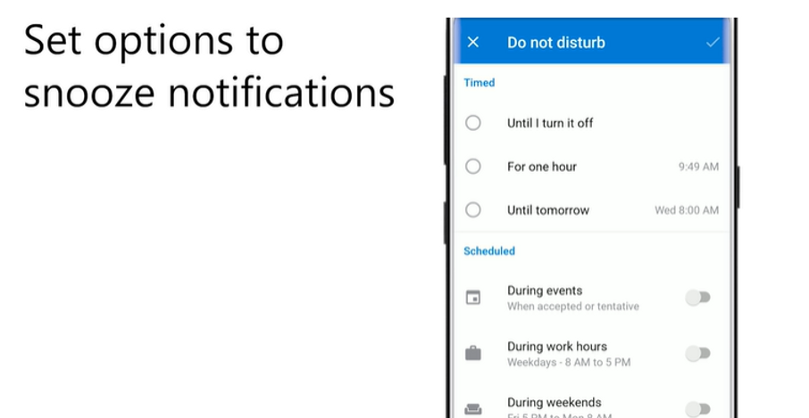 Training In A Minute - Use "Do Not Disturb" to Control Your Outlook ...