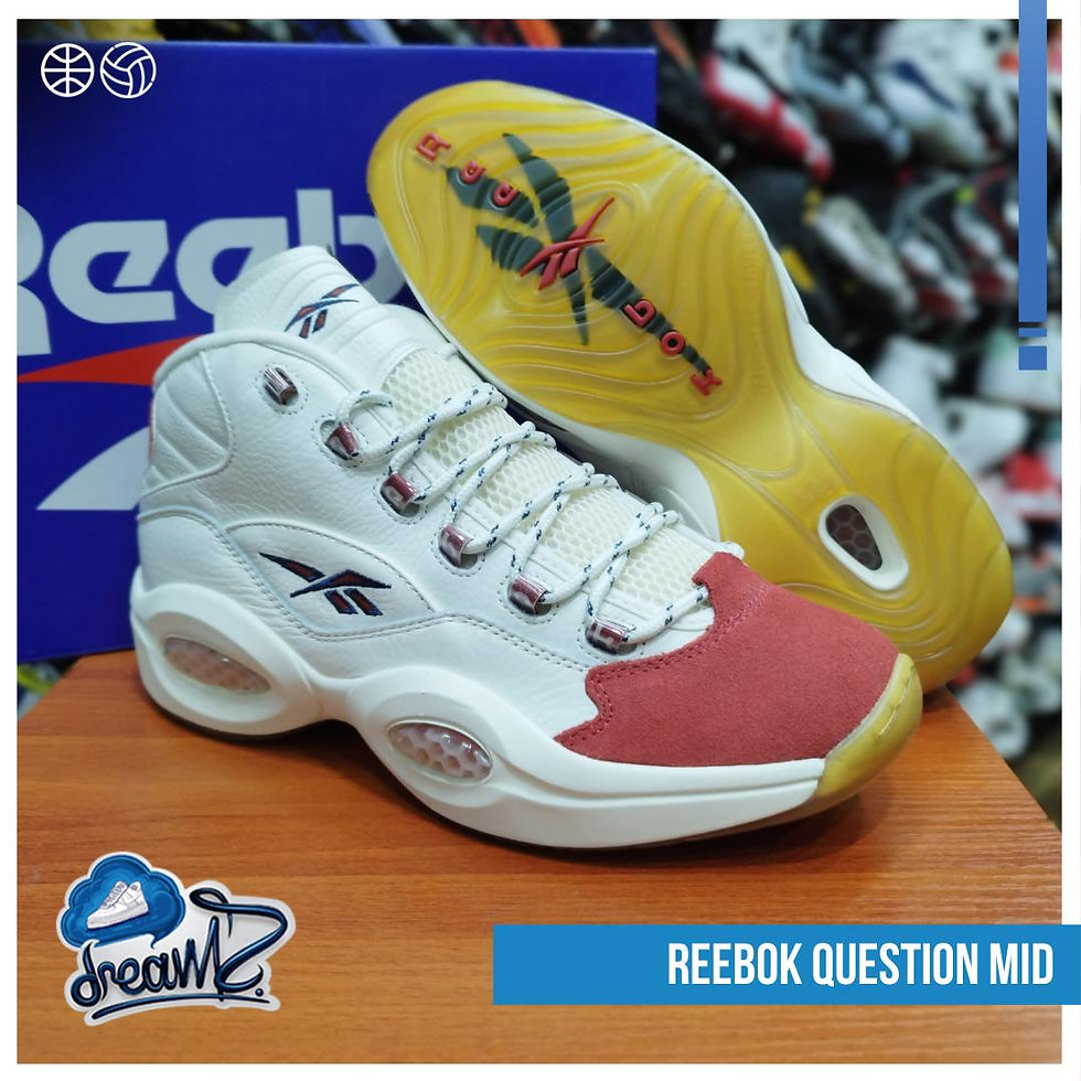 Reebok Question Mid "Vintage Red Toe" | Dreamz