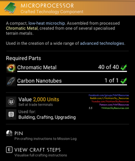 microprocessors no man's sky