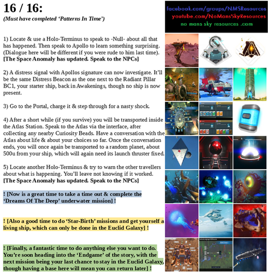 Story Missions | No Man's Sky Resources