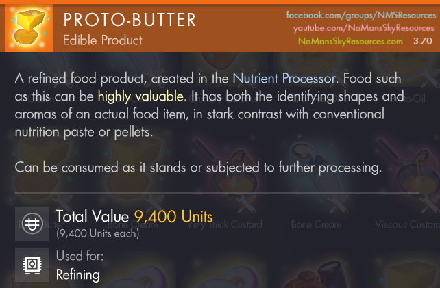 Proto-Cream | No Man's Sky Resources