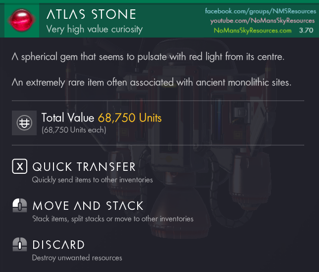 Atlas Stone | No Man's Sky Resources