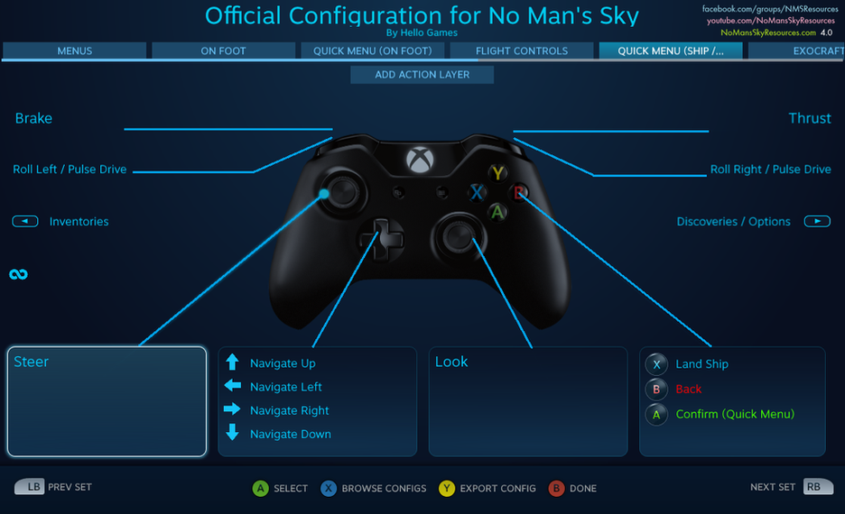 Controls | No Man's Sky Resources