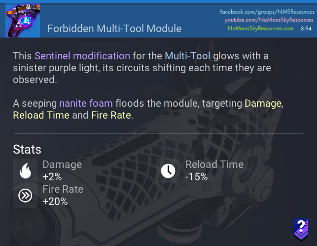 MULTI-TOOL BLUEPRINTS | No Man's Sky Resources