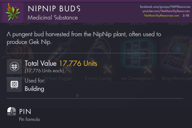 NipNip Buds | No Man's Sky Resources