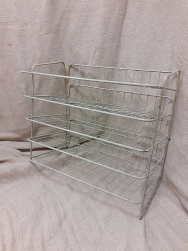 Vintage wire in tray stack - 36cm height | Sarah's Attic