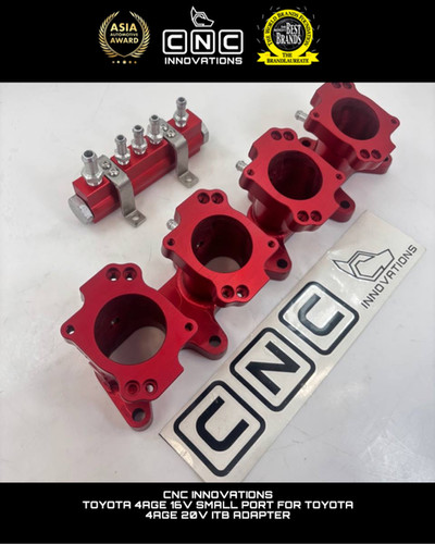 TOYOTA 4AGE 16V SMALL PORT TO 4AGE 20V ITB ADAPTER | CNC INNOVATIONS