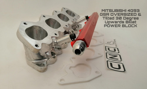 MITSUBISHI 4G93 GSR OVERSIZED & TILTED 30 DEGREE UPWARDS BILLET POWER ...