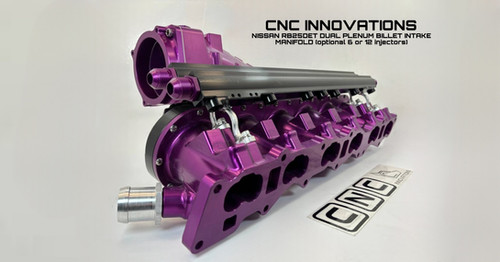 NISSAN RB25DET DUAL PLENUM BILLET INTAKE MANIFOLD (optional 6 or 12 ...