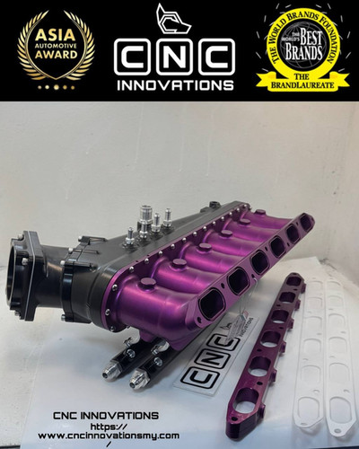 BMW E34 E36 E39 E46 M3 M50 S50 M52 S52 BILLET INTAKE MANIFOLD (OPTIONAL ...