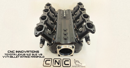 TOYOTA LEXUS 3UZ 3UZ-FE V8 VVTI FRONT FACING BILLET INTAKE MANIFOLD ...