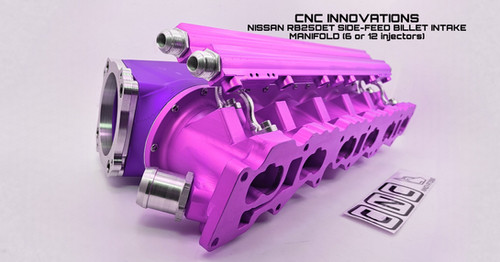 NISSAN RB25DET SIDE-FEED BILLET INTAKE MANIFOLD (6 or 12 injectors ...