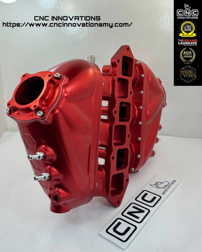 NISSAN INFINITI G35 G37 VQ35HR BILLET R35 STYLE UPPER INTAKE MANIFOLD ...