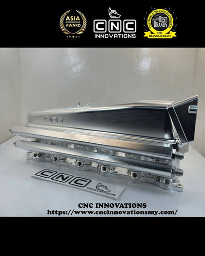 TOYOTA 2JZ 2JZ-GTE SMOOTH PLENUM BILLET INTAKE MANIFOLD (optional 6 or ...