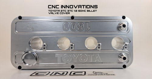 TOYOTA 2TC 3TC 1.8 SOHC BILLET VALVE COVER | CNC INNOVATIONS