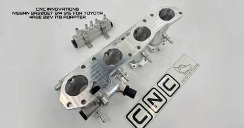 NISSAN SR20DET S14 S15 FOR TOYOTA 4AGE 20V ITB ADAPTER | CNC INNOVATIONS
