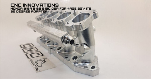 HONDA B16 B16 B20 B18C GSR FOR 4AGE 20V ITB 30 DEGREE ADAPTER | CNC ...