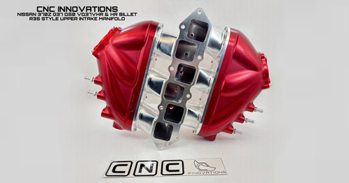 NISSAN 370Z G37 Q50 VQ37VHR BILLET R35 STYLE UPPER INTAKE MANIFOLD ...
