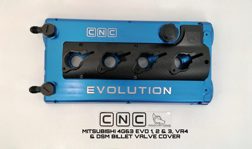 MITSUBISHI 4G63 EVO 1, 2 & 3, VR4 & DSM G2 BILLET VALVE COVER | CNC ...
