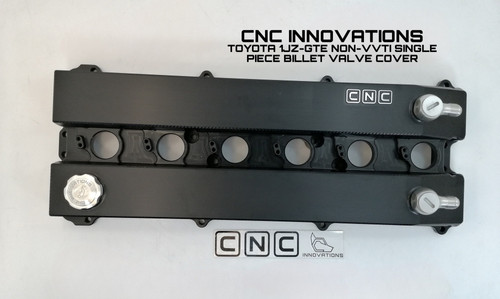TOYOTA 1JZ-GTE NON-VVTI SINGLE PIECE BILLET VALVE COVER | CNC INNOVATIONS