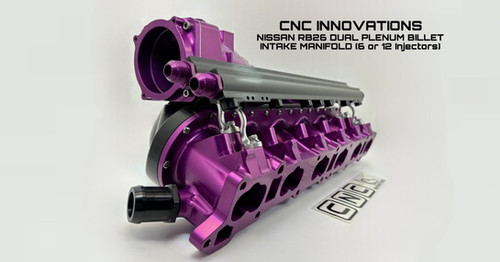 NISSAN RB26 DUAL PLENUM BILLET INTAKE MANIFOLD (6 or 12 Injectors ...