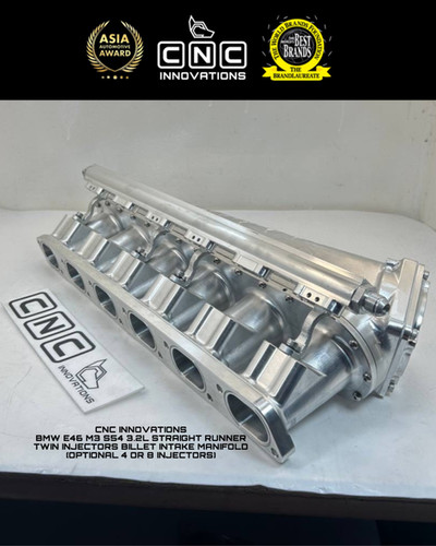 BMW E46 M3 S54 3.2L STRAIGHT RUNNER TWIN INJECTORS BILLET INTAKE ...