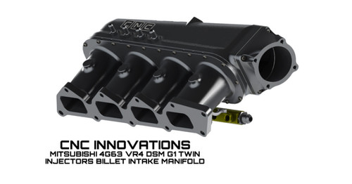 MITSUBISHI 4G63 VR4 DSM G1 TWIN INJECTORS BILLET INTAKE MANIFOLD | CNC ...