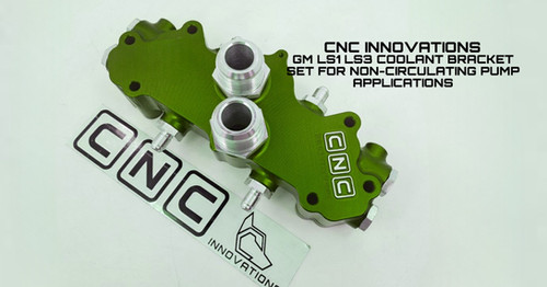 GM LS1 LS3 COOLANT BRACKET SET FOR NON-CIRCULATING PUMP APPLICATIONS ...