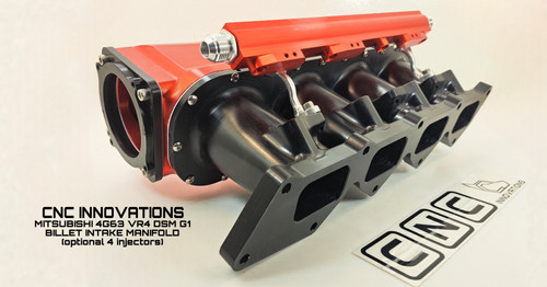 MITSUBISHI 4G63 VR4 DSM G1 BILLET INTAKE MANIFOLD (optional 4 injectors ...