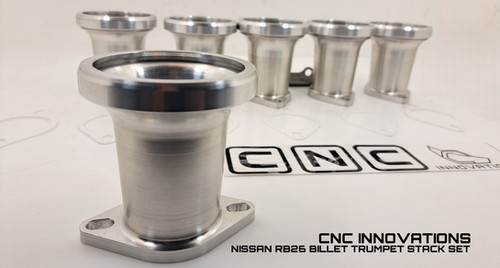 NISSAN RB26 BILLET TRUMPET STACK SET (With Threaded Top Ring & ITB ...