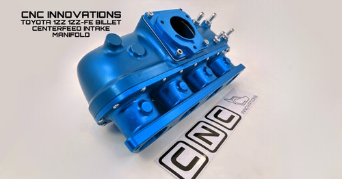 TOYOTA 1ZZ 1ZZ-FE BILLET CENTERFEED INTAKE MANIFOLD | CNC INNOVATIONS