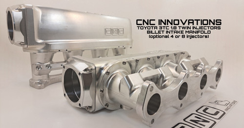 TOYOTA 3TC 1.8 TWIN INJECTORS BILLET INTAKE MANIFOLD (optional 4 or 8 ...