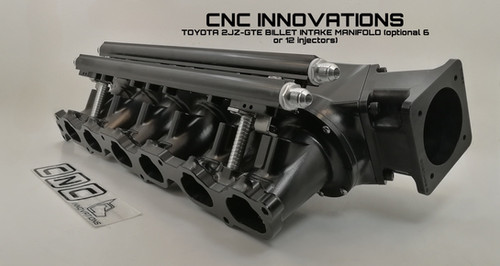 TOYOTA 2JZ-GTE BILLET INTAKE MANIFOLD (optional 6 or 12 injectors ...