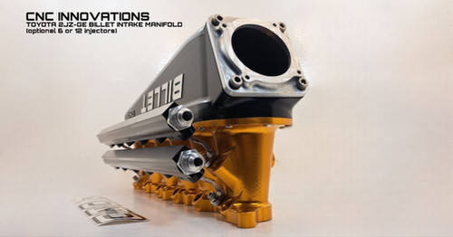 TOYOTA 2JZ-GE BILLET INTAKE MANIFOLD (optional 6 or 12 injectors) | CNC ...