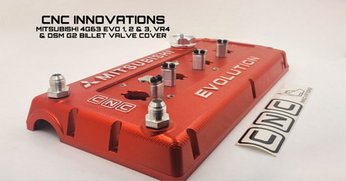 MITSUBISHI 4G63 EVO 1, 2 & 3, VR4 & DSM G2 BILLET VALVE COVER | CNC ...
