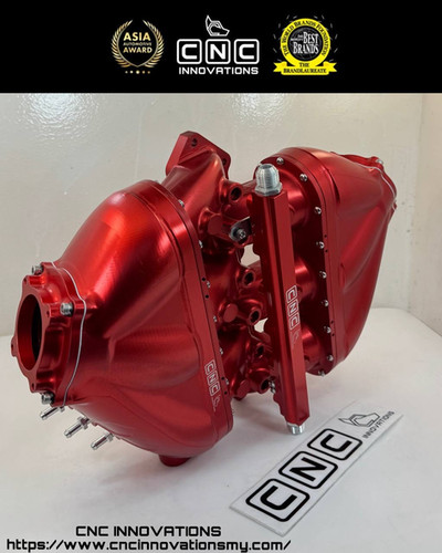 NISSAN 370Z G37 Q50 VQ37VHR BILLET R35 STYLE UPPER INTAKE MANIFOLD ...